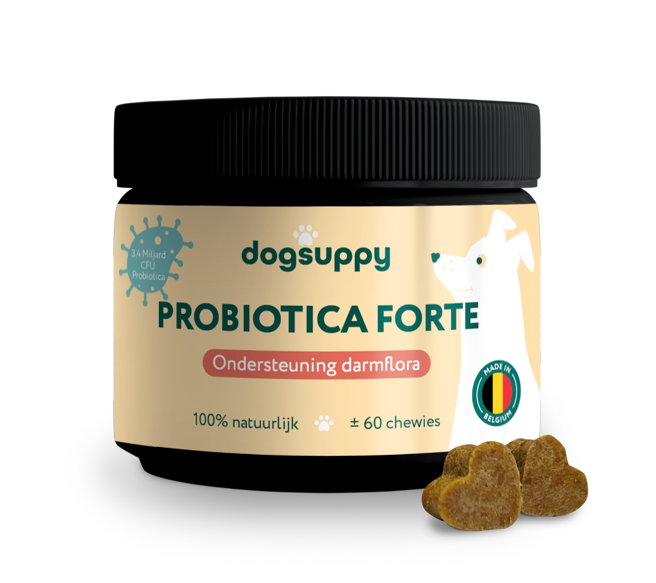 Probiotica voor voor honden voor gezonde darmflora - Probiotica Forte